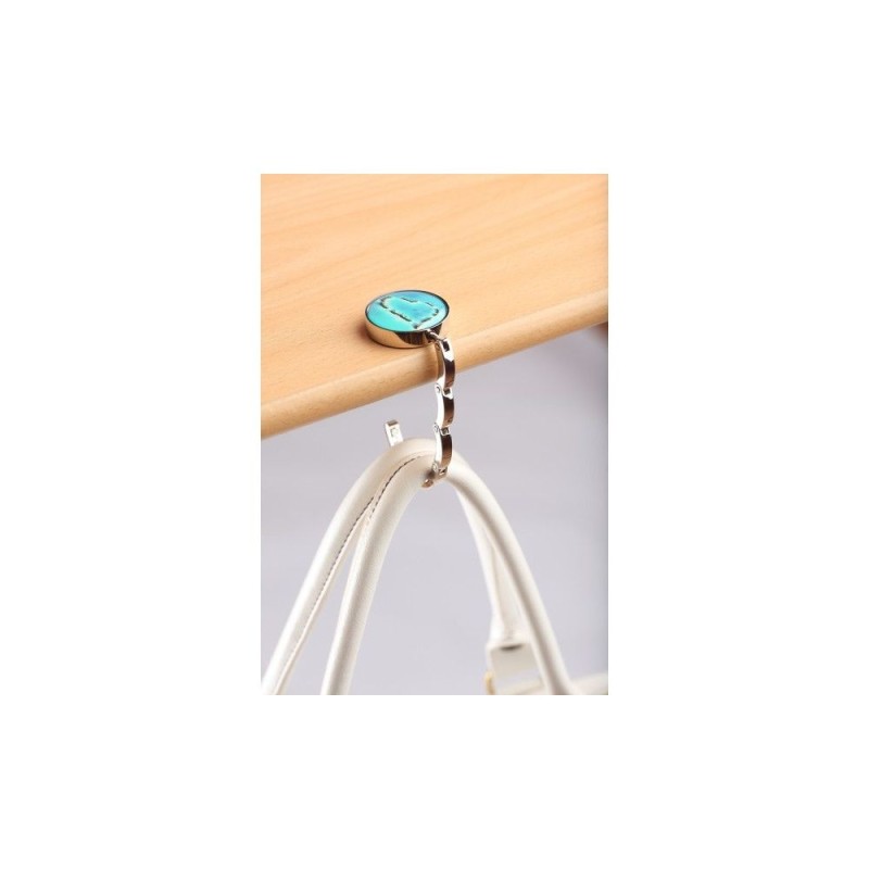 Accroche sac avec chaine UPPERBAG "Drapeau USA"